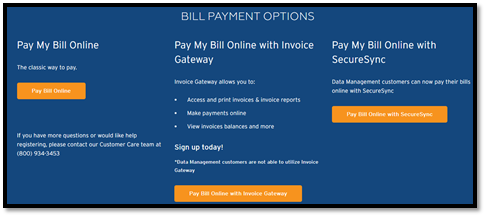 How do I pay my invoice online?