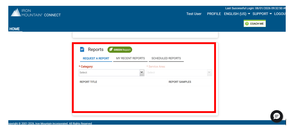 How to run an Inventory Report on IM Connect