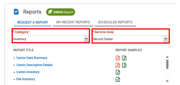 How to run an Inventory Report on IM Connect